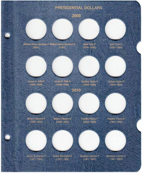 Whitman US Presidential Dollar Coin Album 2007-2016 P & D Mints #2227 ...